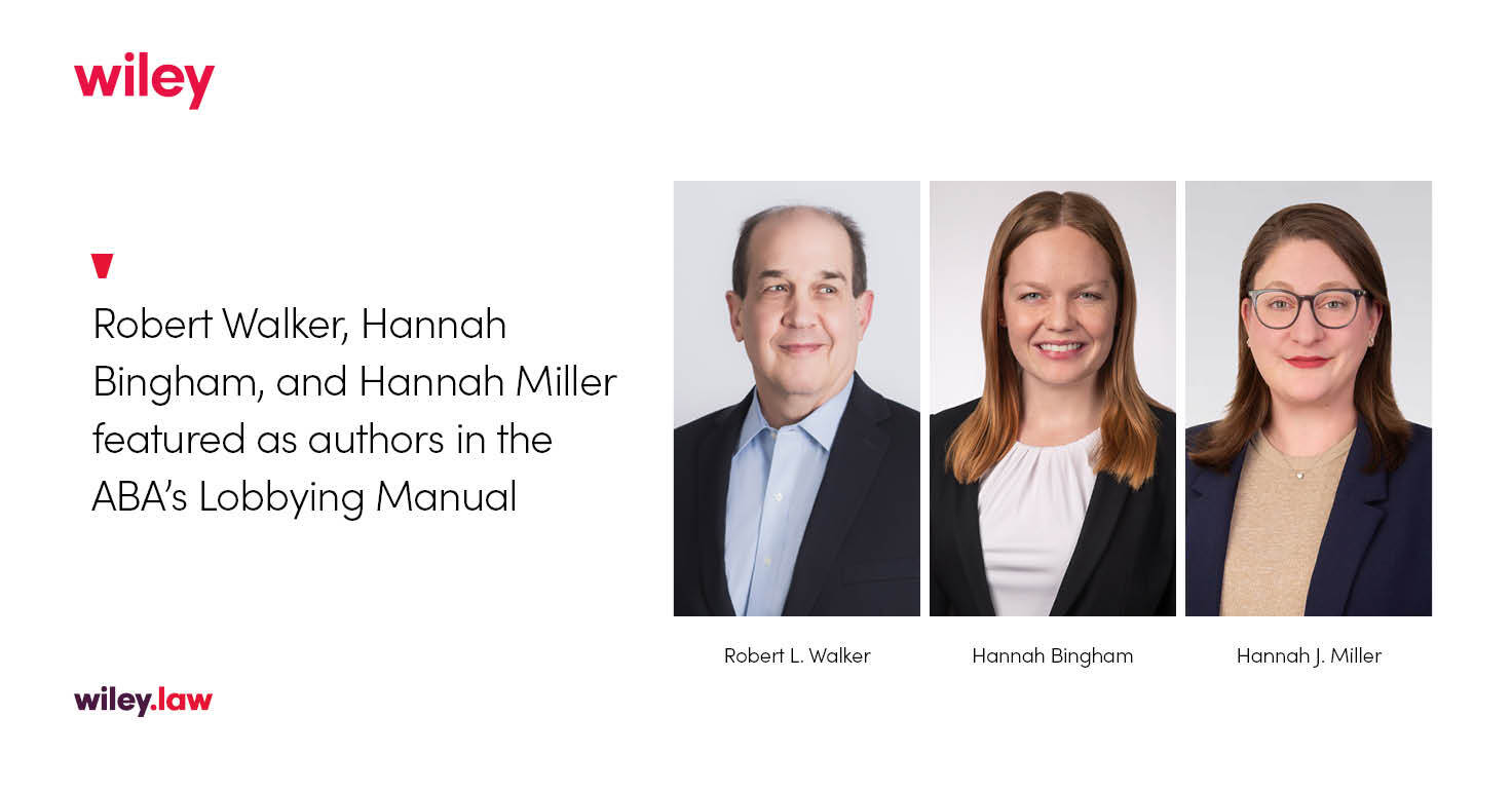 Robert Walker, Hannah Bingham, and Hannah Miller featured as authors in the ABA's Lobbying ...